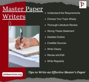 Experts Writing Services for Master Thesis Paper