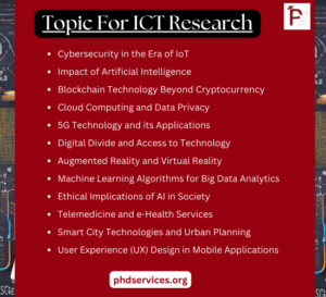Ideas for ICT Research