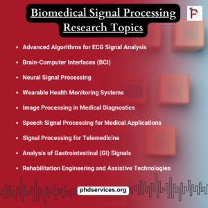 Biomedical Signal Processing Research Ideas