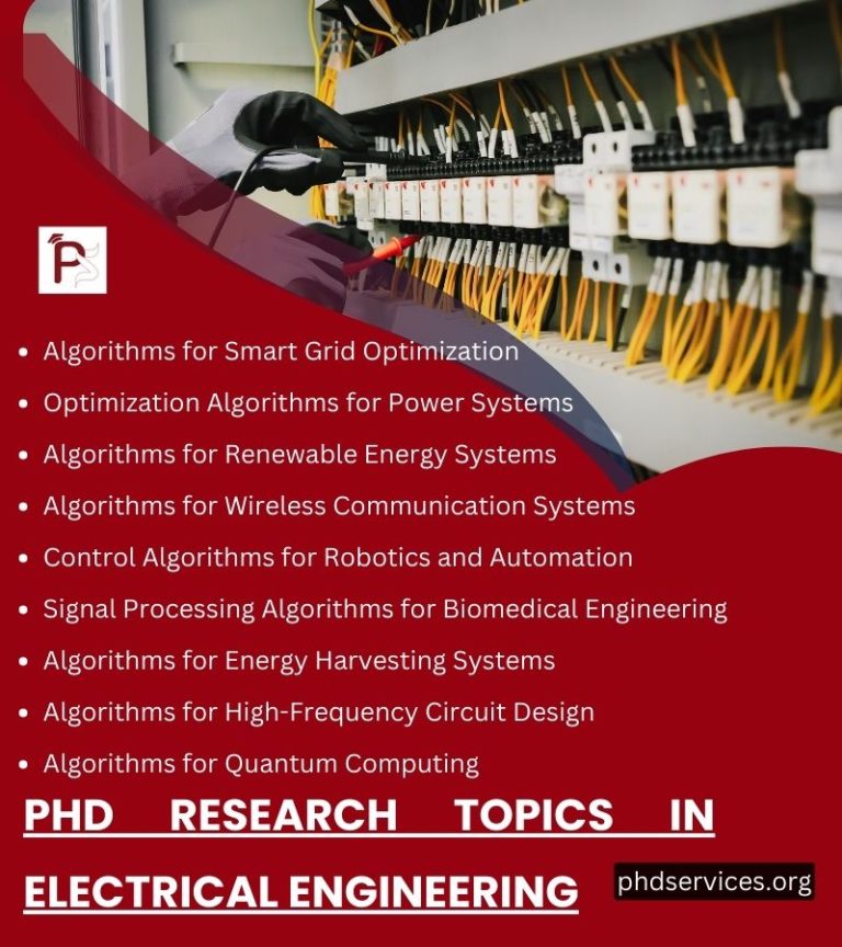 PhD Research Ideas in Electrical Engineering