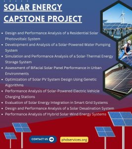 Solar Energy Capstone Project Ideas