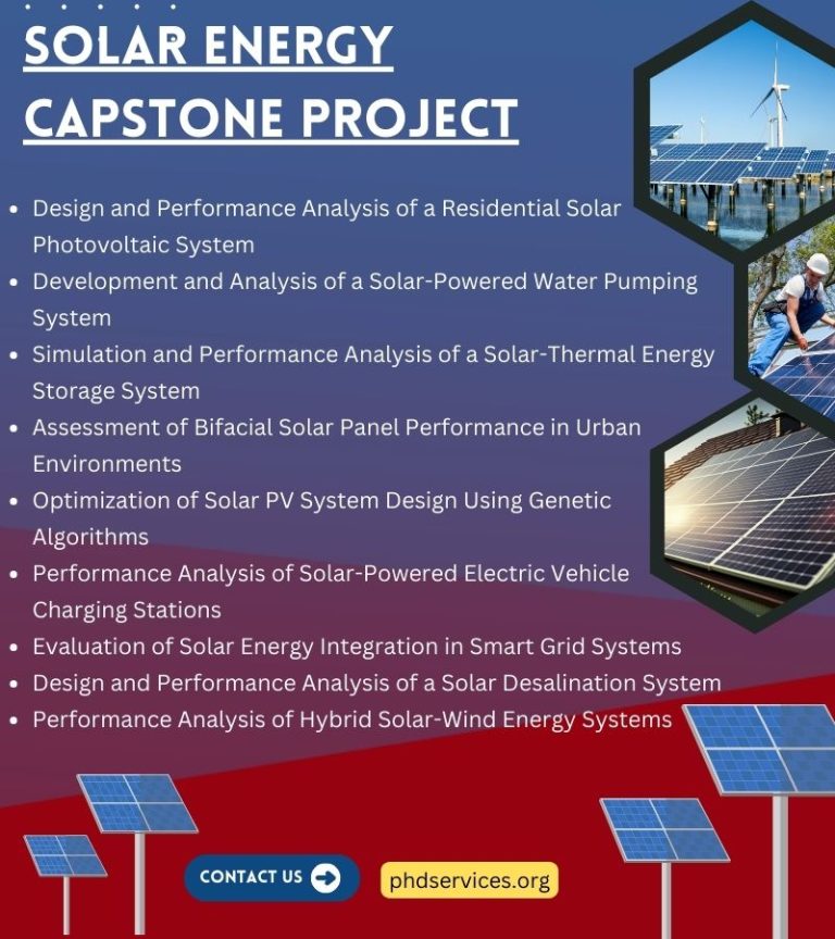 Solar Energy Capstone Project Ideas