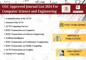 2024 UGC Journals For Computer Science and Engineering